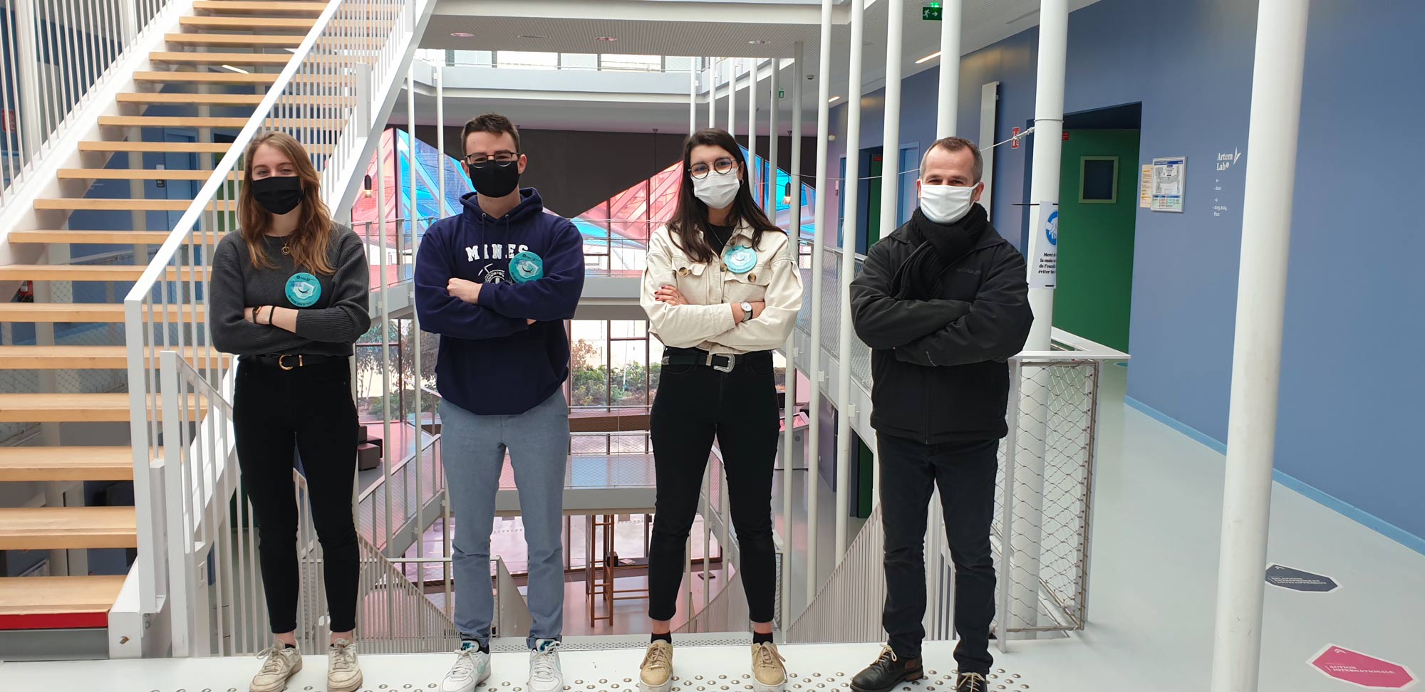 Bienvenue à nos 3 étudiant(e)s « référents covid » • Mines Nancy