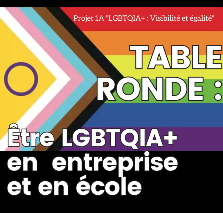 Table-ronde "Être LGBTQIA+ en entreprise et en école" • Mines Nancy
